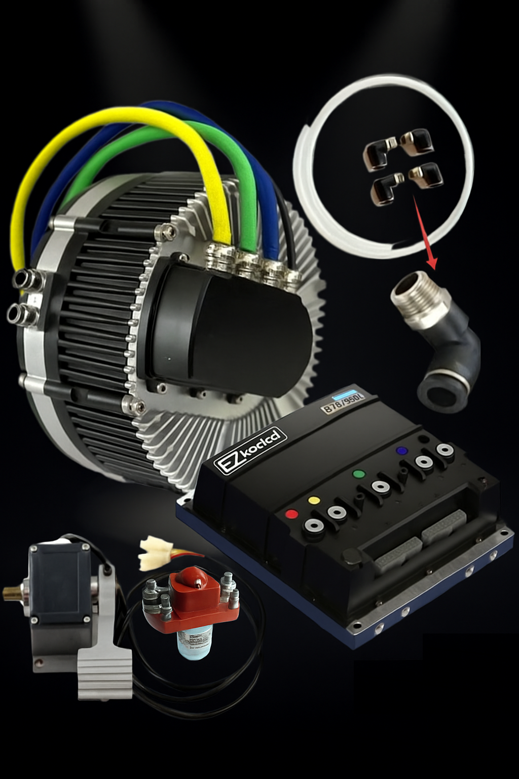 KIT: Golden Motors GMX HTM 7KW AXIAL FLUX Motor 72V – Copperleo Engineering